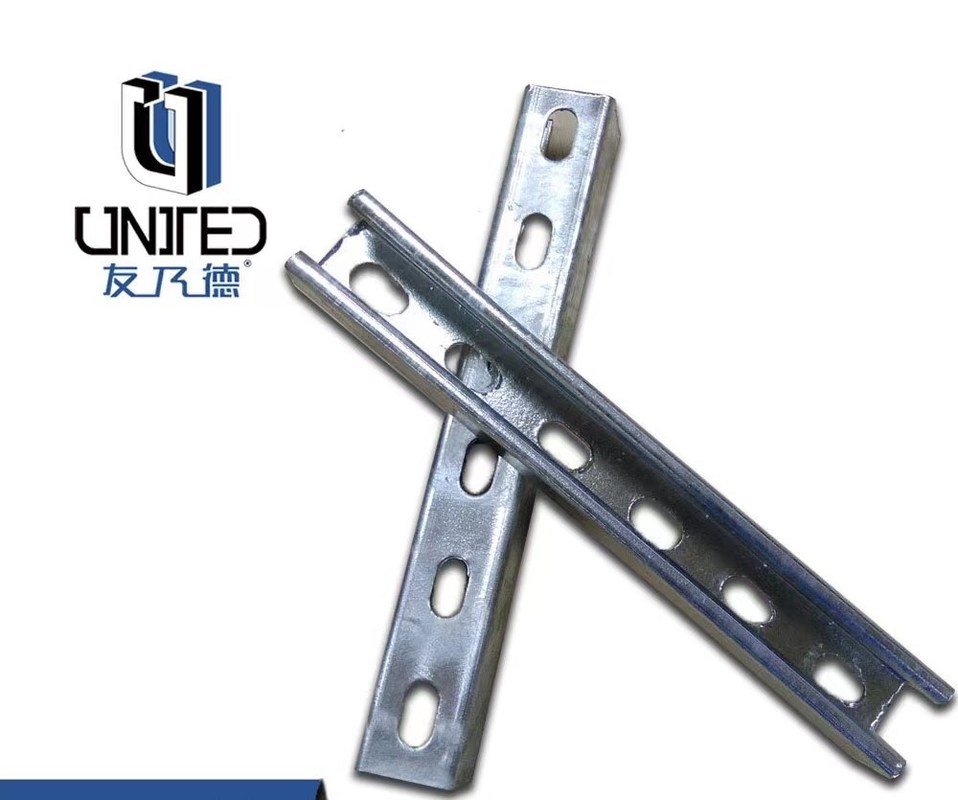 Photovoltaic bracket hot dip Galvanized Solar Mounting System Strut Channel