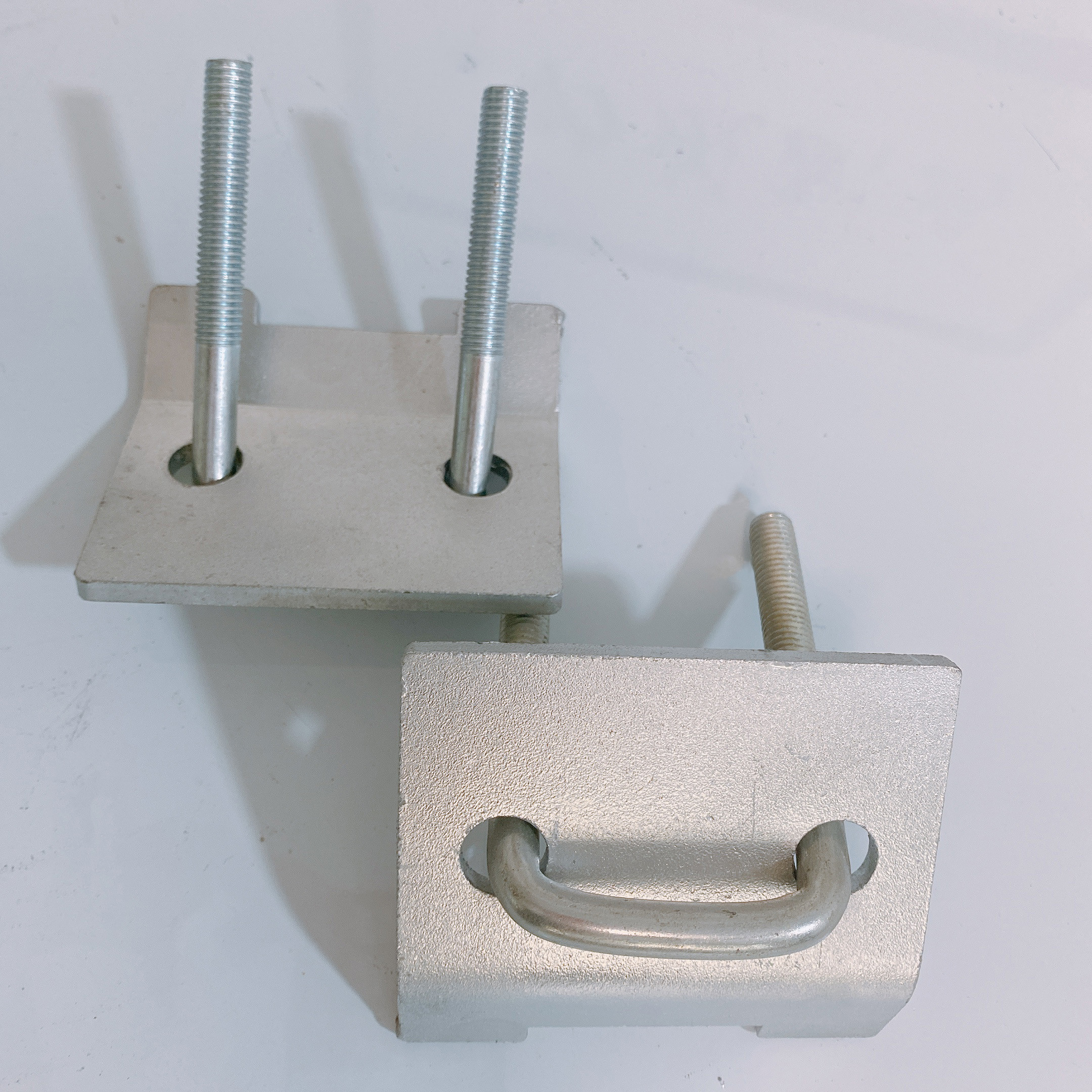 OEM Fixed Silver Galvanized Hose Clamps U Bolt Conduit Clamp ISO9001