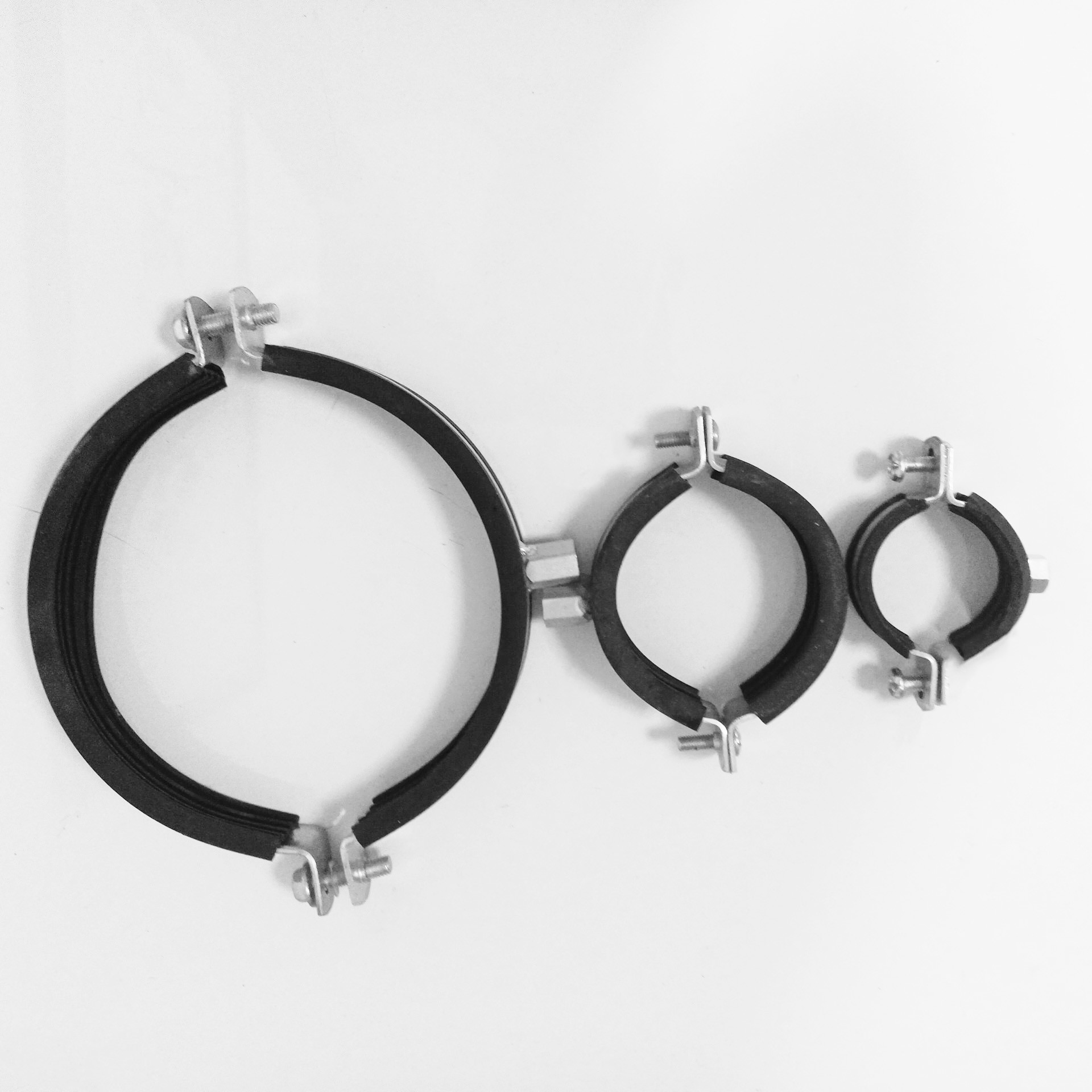 OEM Nut Strut Channel Pipe Clamp EPDM Rubber Insert Drainage tubes