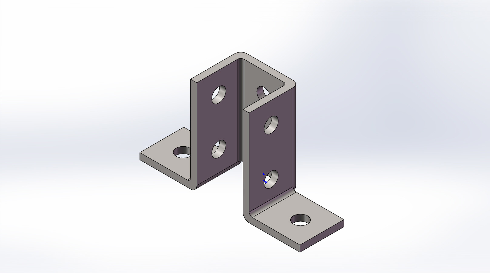 Flat Plate Strut Channel Accessories Cross Elbow Square Fittings