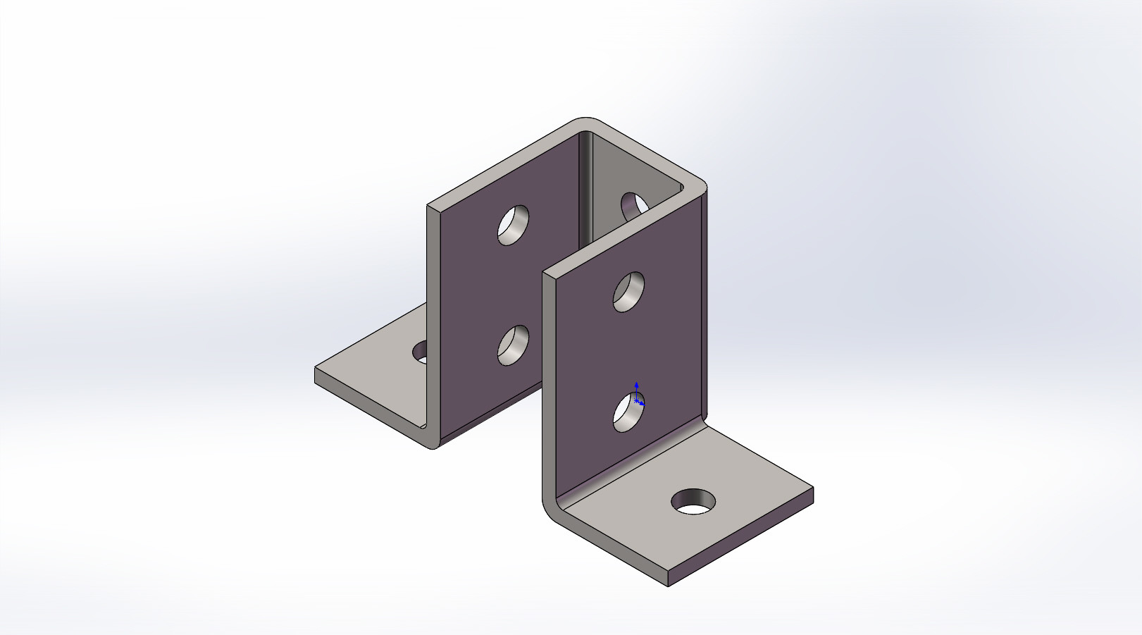 Flat Plate Strut Channel Accessories Cross Elbow Square Fittings