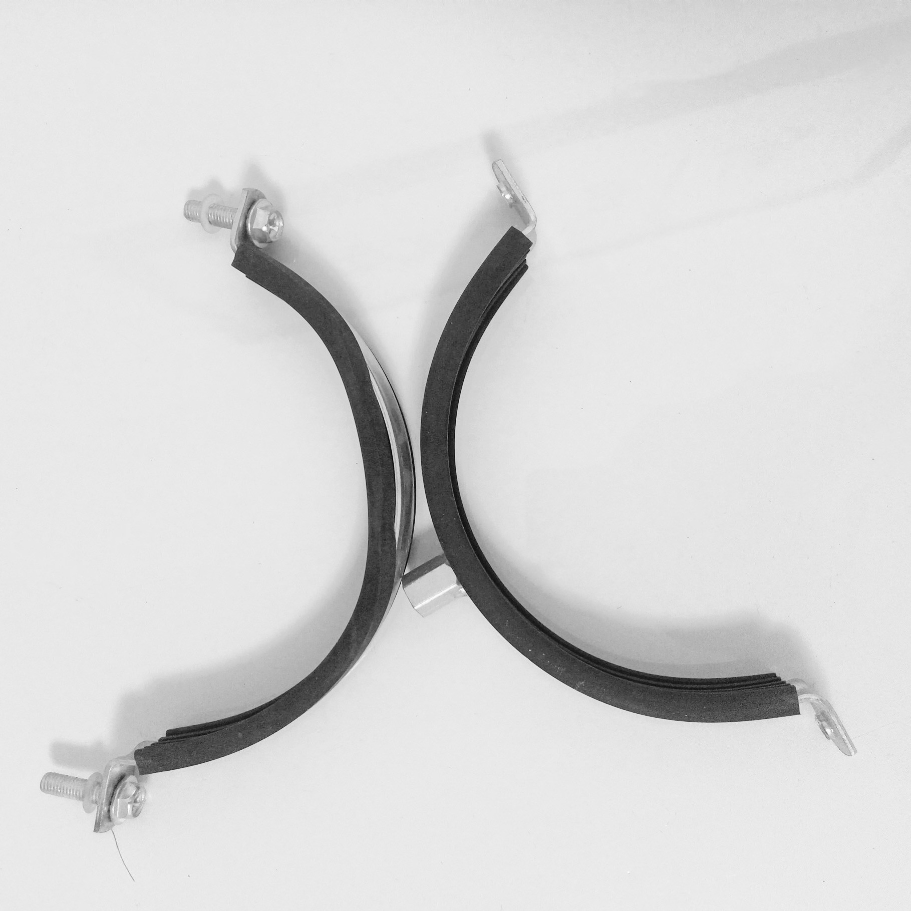 Steel Electro Hangers Galvanised Pipe Clamps For PV Support Strut Channel