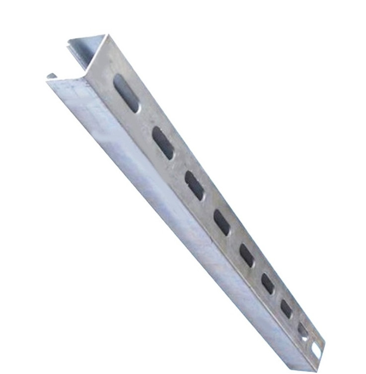 Q235 Section Steel Galvanized Metal Strut Channel Parallel Plunge ...