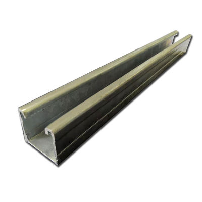 ASTM Unistrut Plain Steel C Channel Strut C Shape Customized Finish
