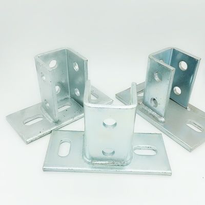 2 hole strut base metal t plate Strut Channel Fittings u shaped strut ...