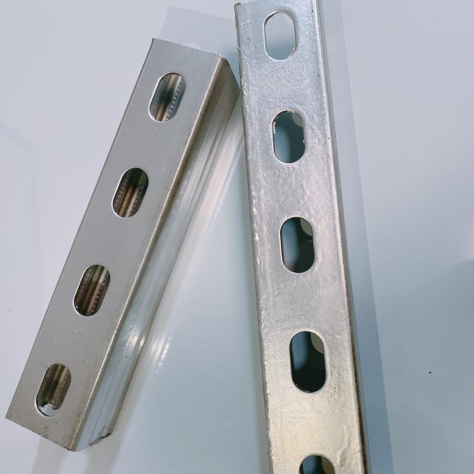 304 Stainless Steel Unistrut Slotted Channel Pre Galvanized HDG metal ...