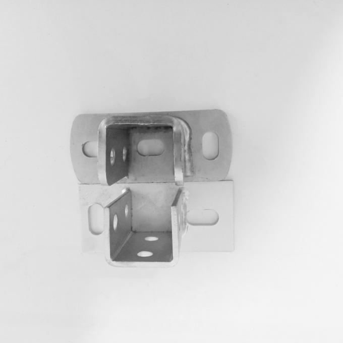 Metal Building Strut Channel Fittings Two Hole Steel Splice Plate ...